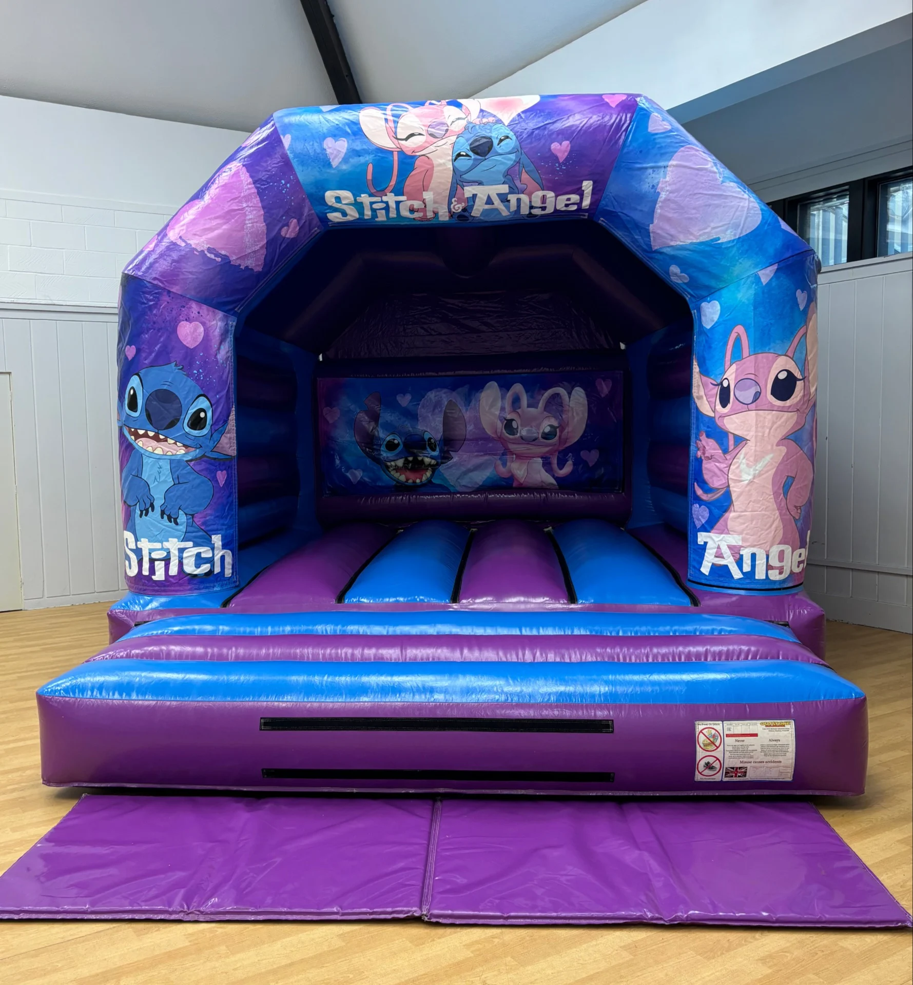 Stitch Bouncy Castle Hire Surrey Jaimies Castles, Bouncy Castle & soft ...