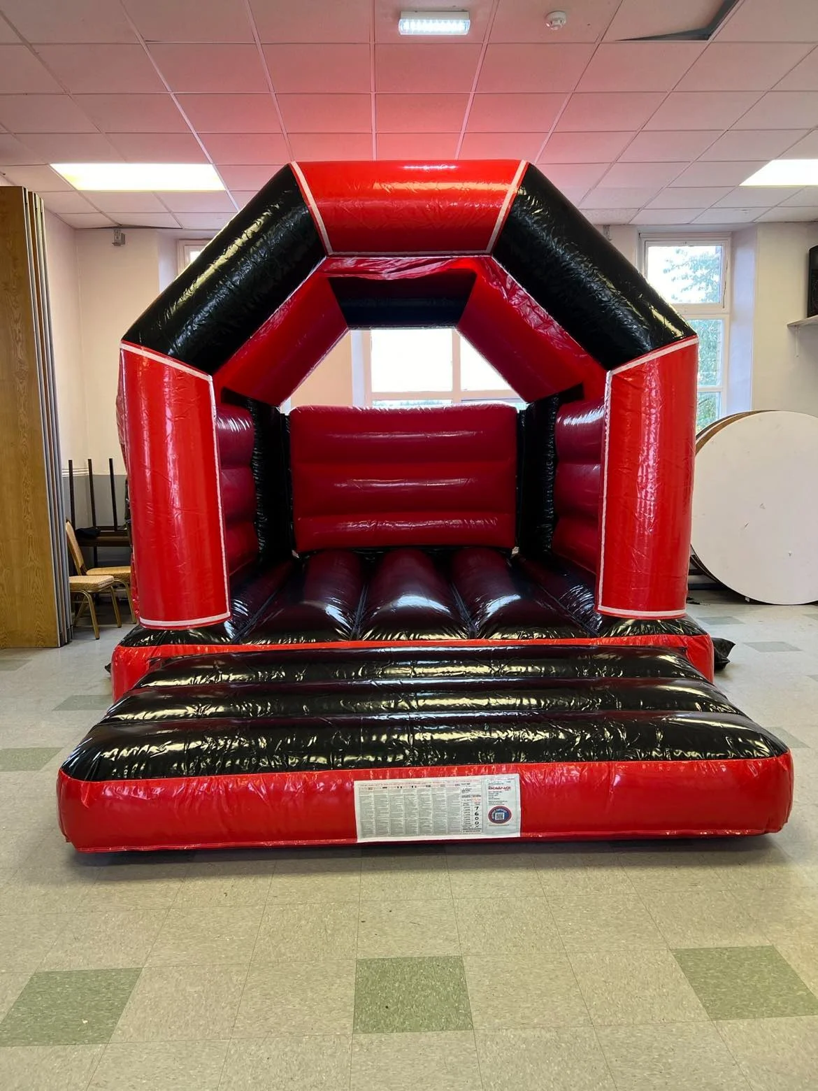 Red And Black Bouncy Castle - Style Bouncy Castles