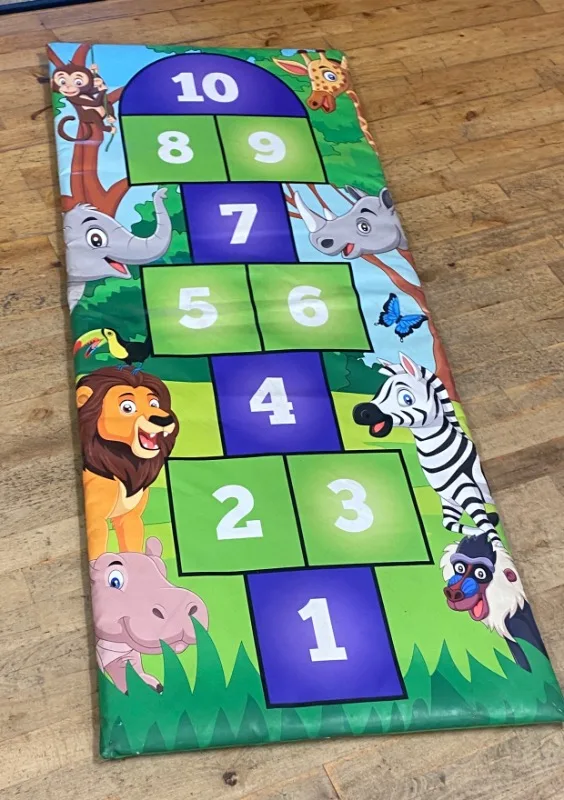 Jungle Hopscotch Abi's Entertainments | Bouncy Castle Hire ...