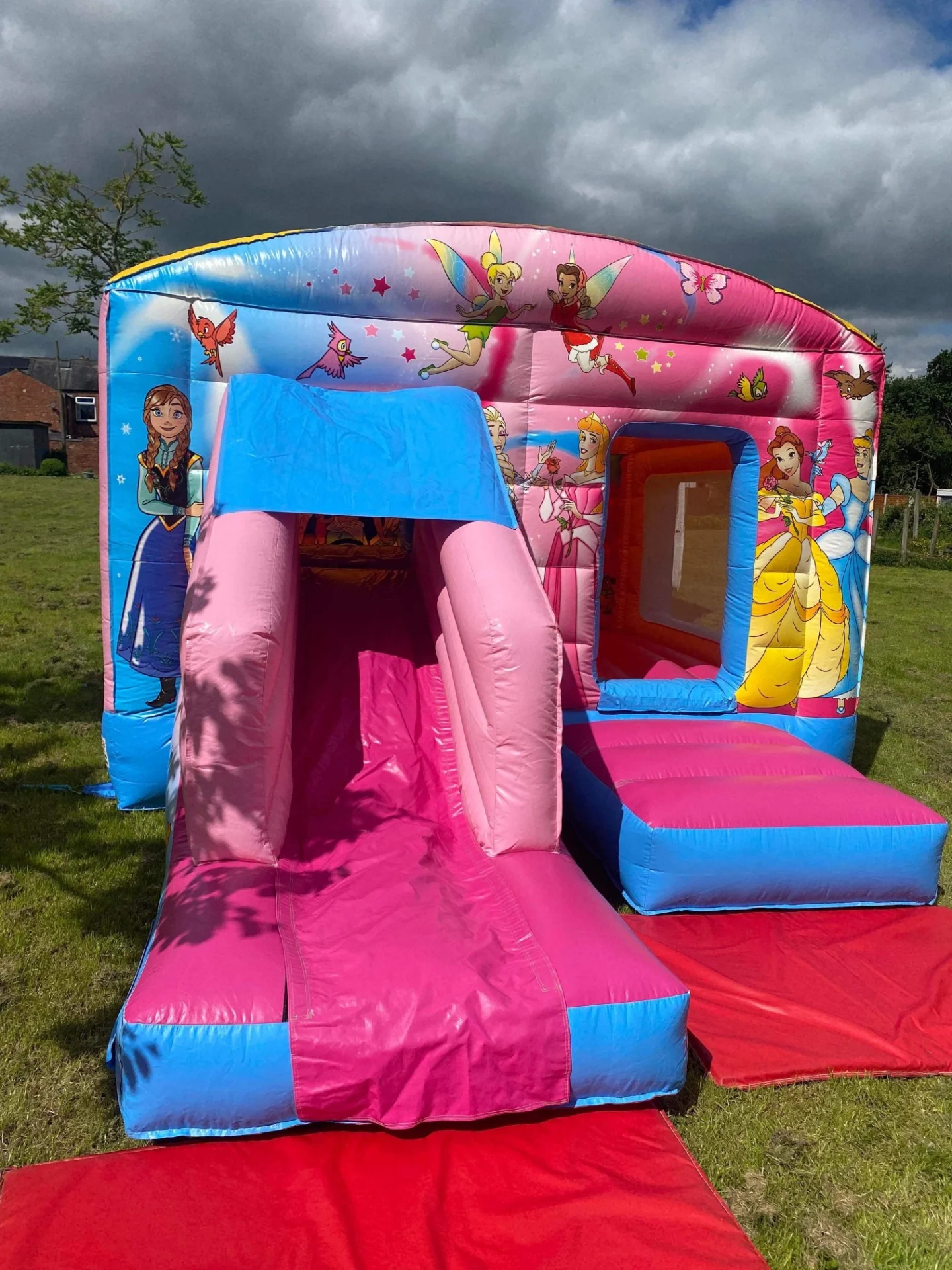 13ft X 17ft Pink Slide Castle - Bouncy Castle hire Ilkeston, Derbyshire