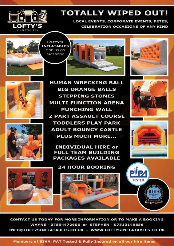 Total Wipeout Package - Loftys Inflatables | Bouncy Castle Hire ...
