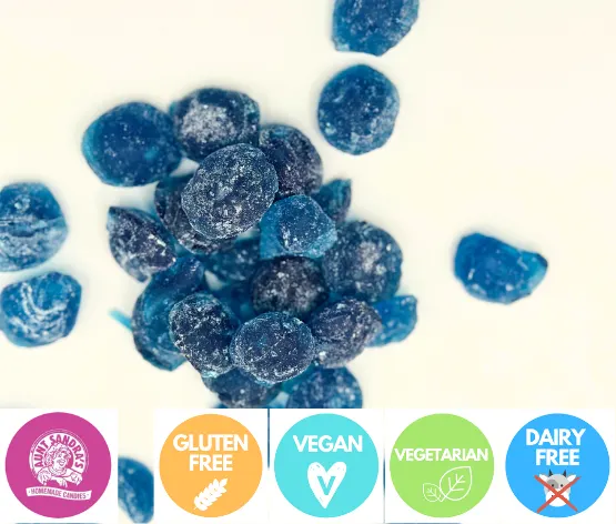 Blue Raspberry Drops - Handmade Candies in Belfast
