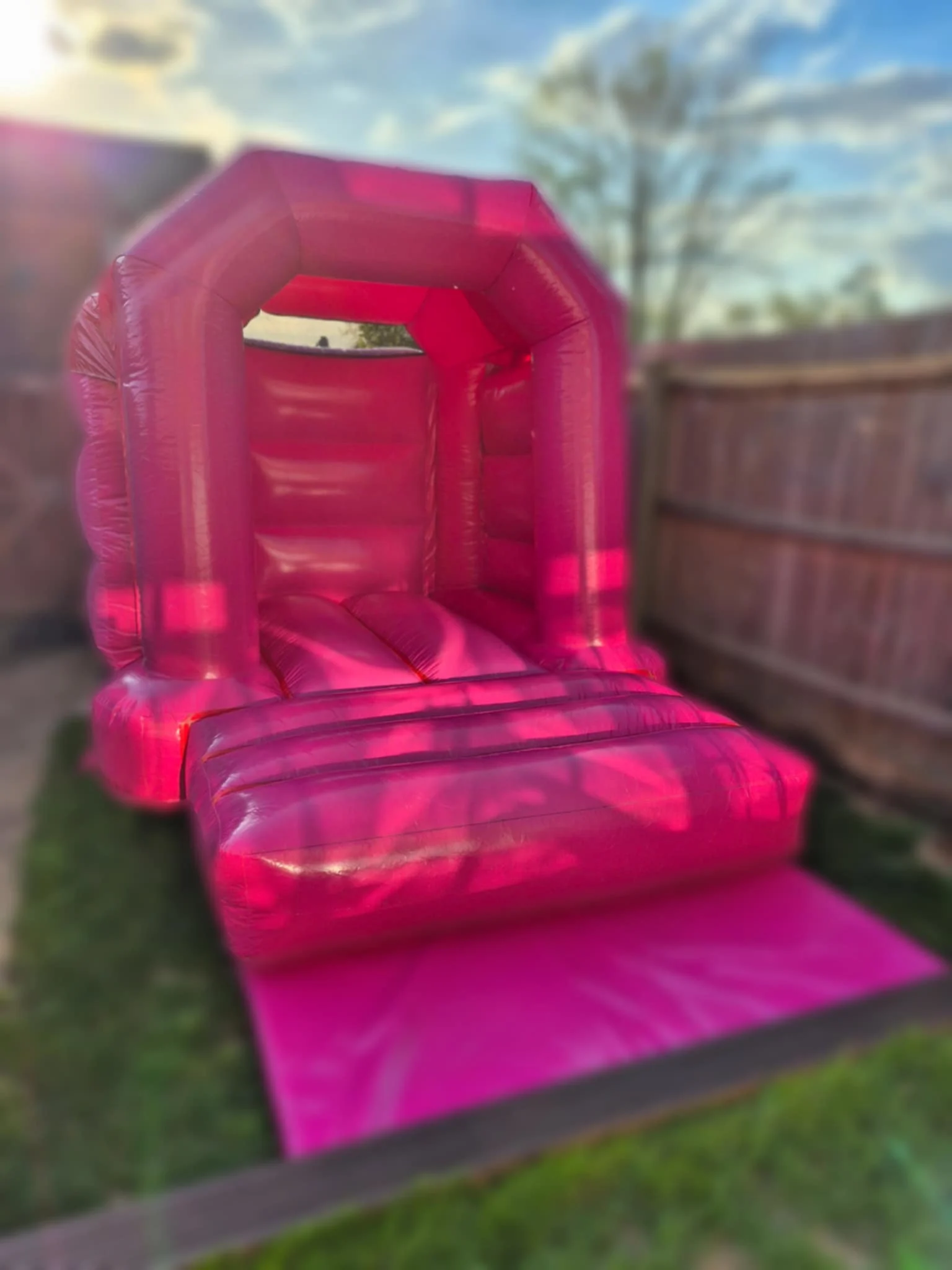 Pink Bouncy Castle - M & L Bouncy Castle Hire