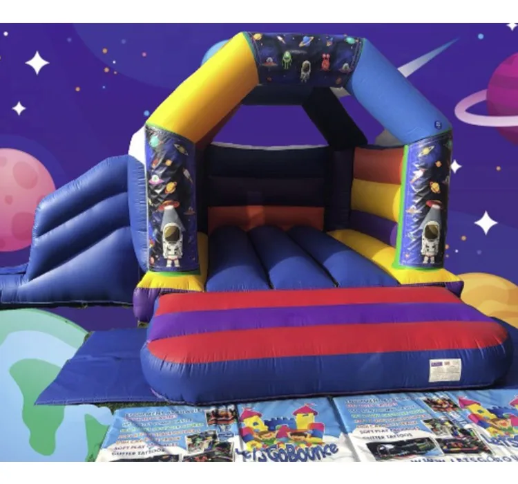 17ft X 15ft Space Combi Castle - Lets Go Bounce