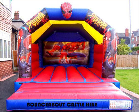Spiderman Castle - Bounce About Castle Hire, Wrexham, Chester ...