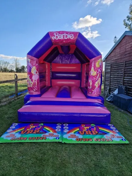 Barbie Bouncy Castle Available To Hire On Our Bright Pink And Purple ...