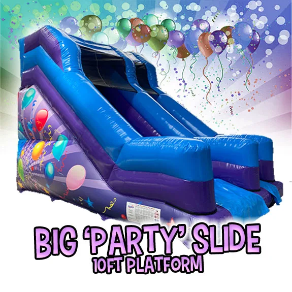 Big Garden Party Slide - Ashbourne Bouncy Castles