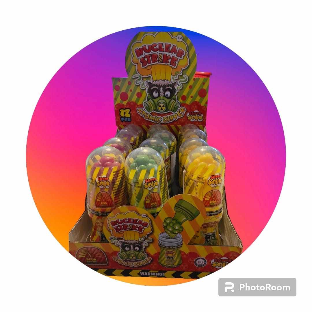 Atomic Sour Dippers - Charlies Cheeky Sweets
