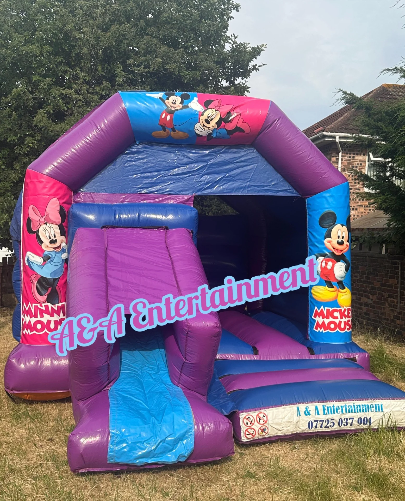 Front Slide Combo - Mickey And Minnie Mouse Theme - AA Castles and ...