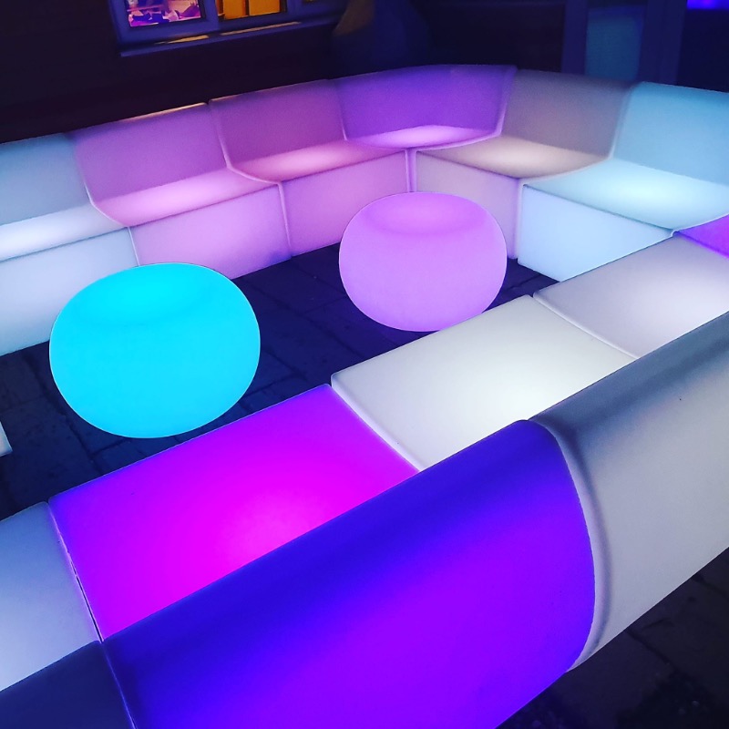 Led Sofa - Let It Glow LED Event Hire