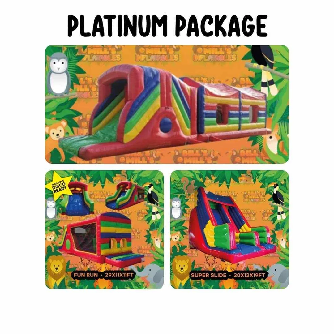 Platinum Package, Bringing Joy To Kings Lynn - Bills and Mills Inflatables