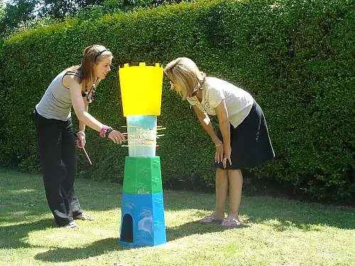 Cannonball Drop Garden Game Hire Widnes - Kc Bouncy Castle Hire