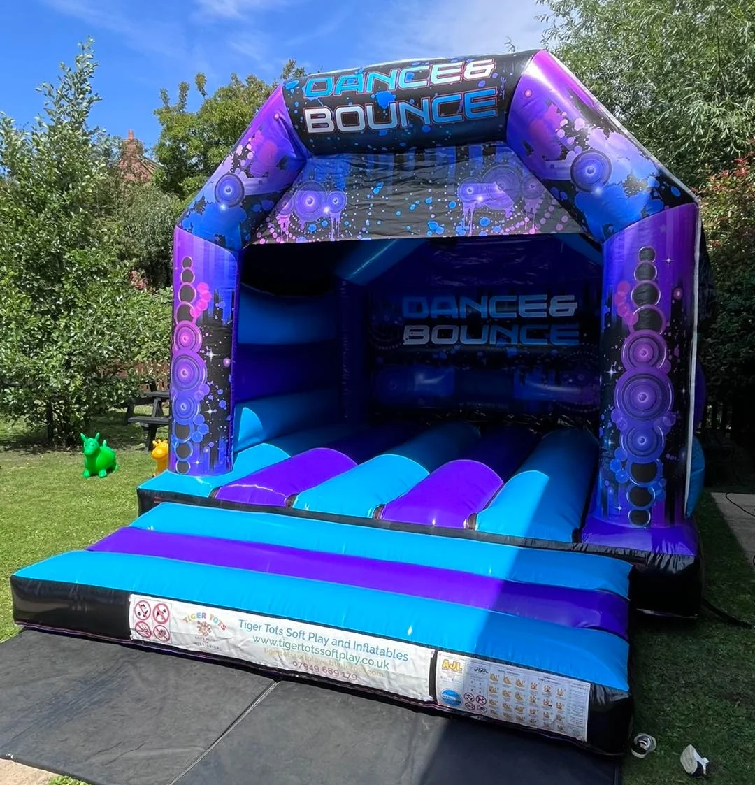 Junior Disco Bouncy Castle - Tiger Tots Bouncy Castles & Soft Play