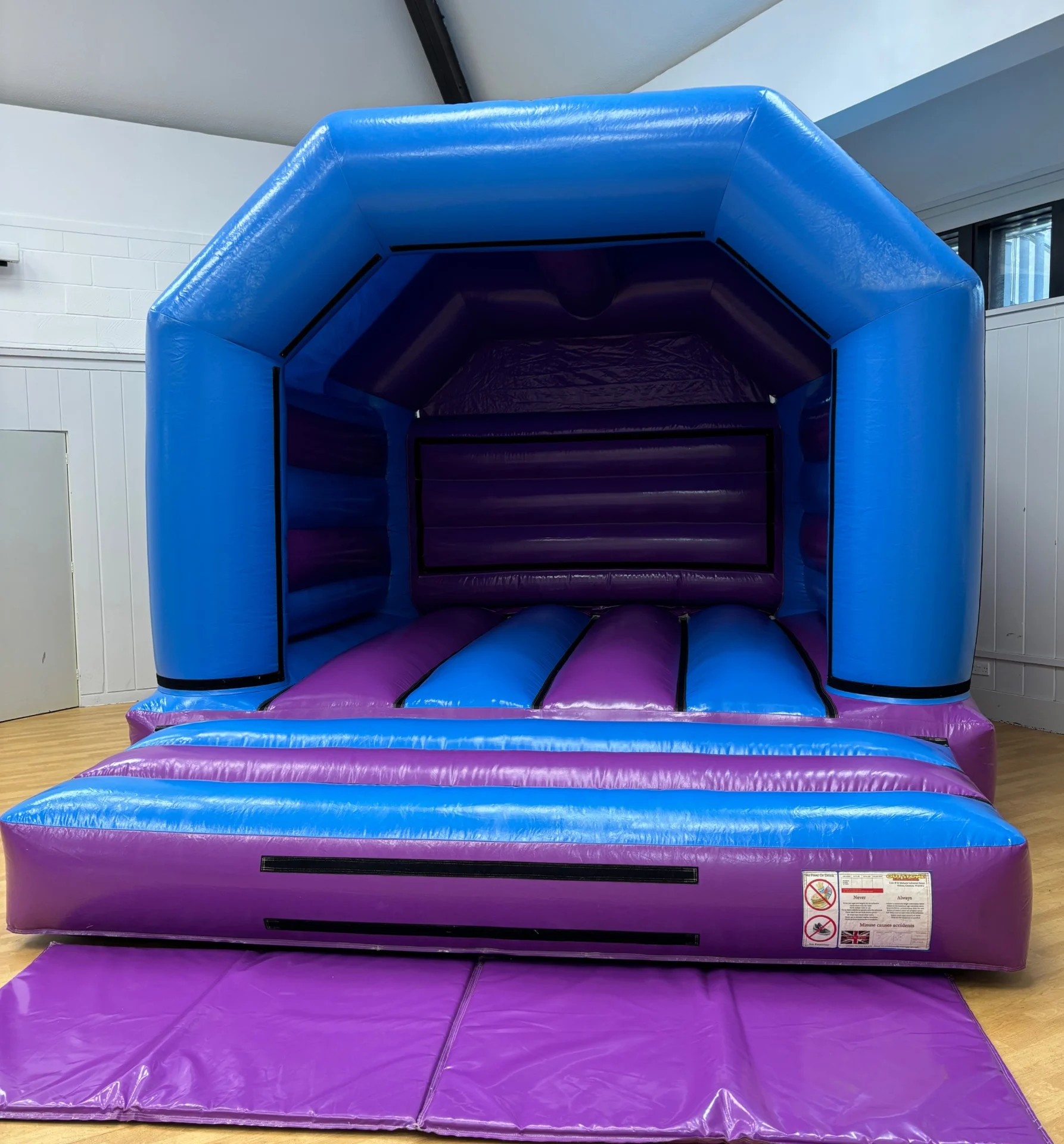 Purple And Blue Bouncy Castle Jaimies Castles, Bouncy Castle & soft ...