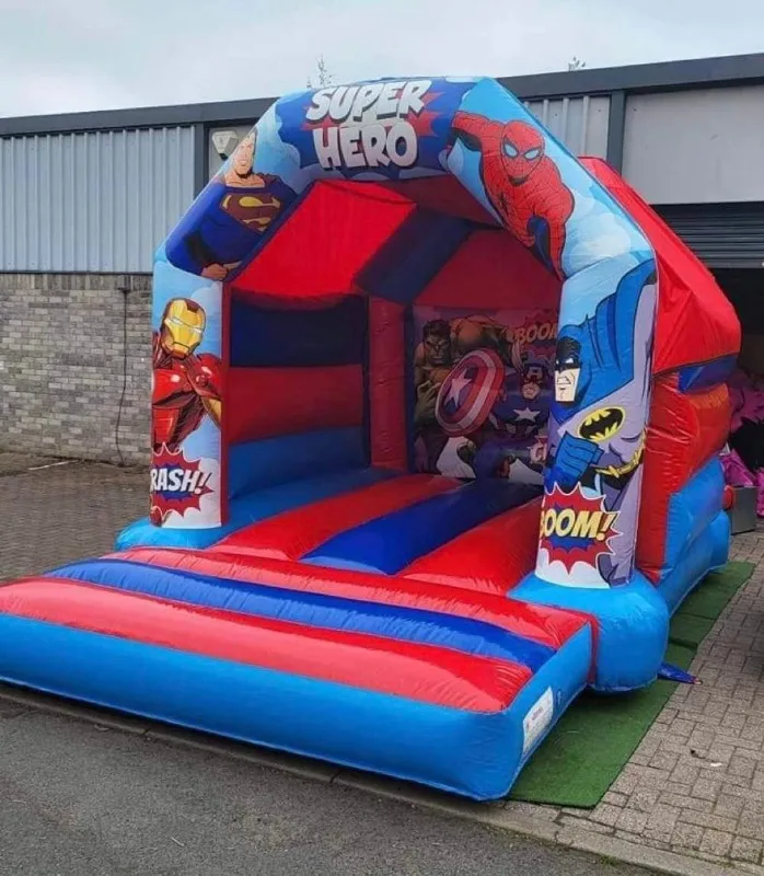 12 X 15 Superhero Castle - K&K Bouncy Castles Wirral