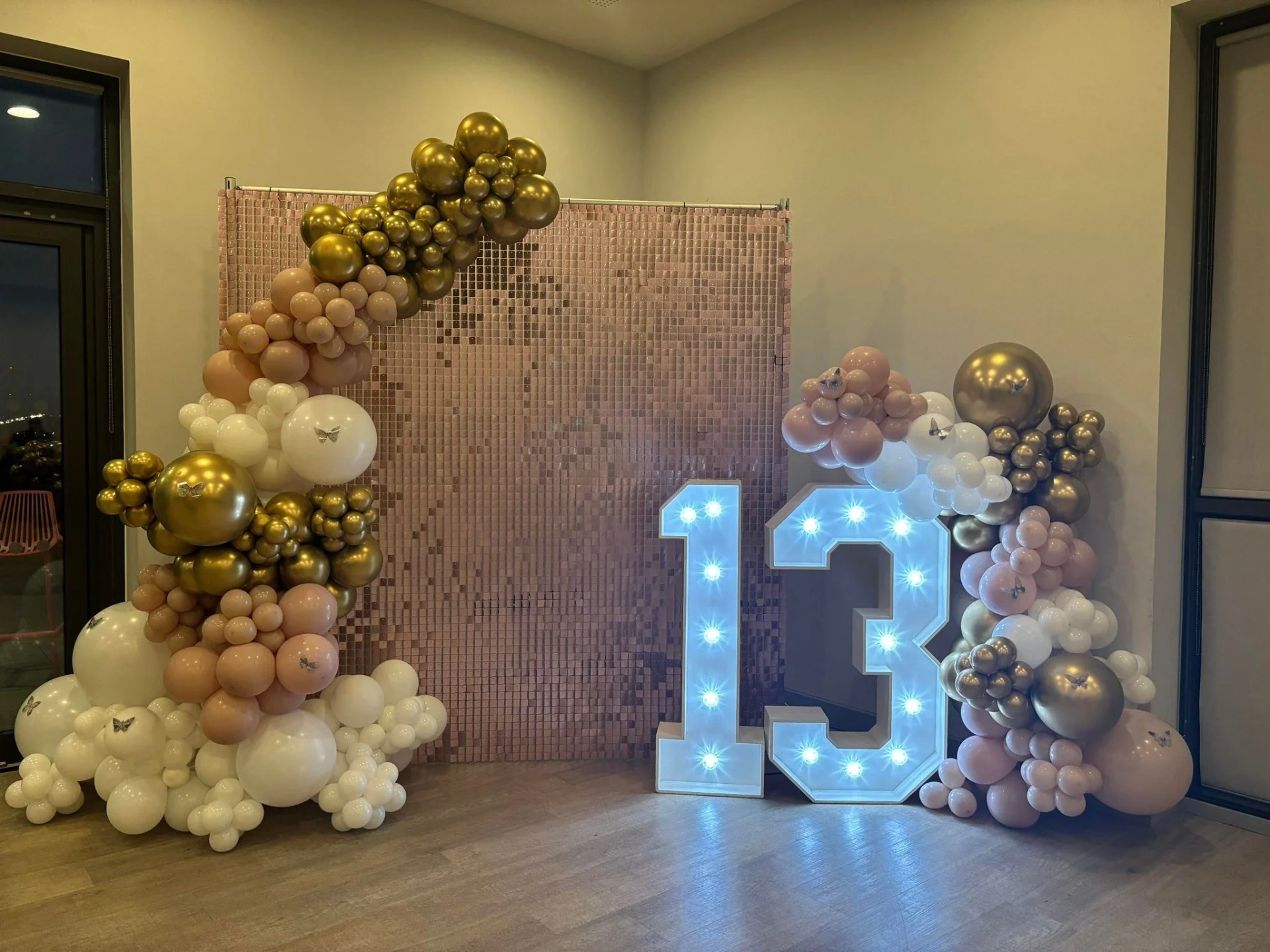 Light Pink Sequin Wall - Shimmer Wall Hire - Wedding Decor - Deluxe ...