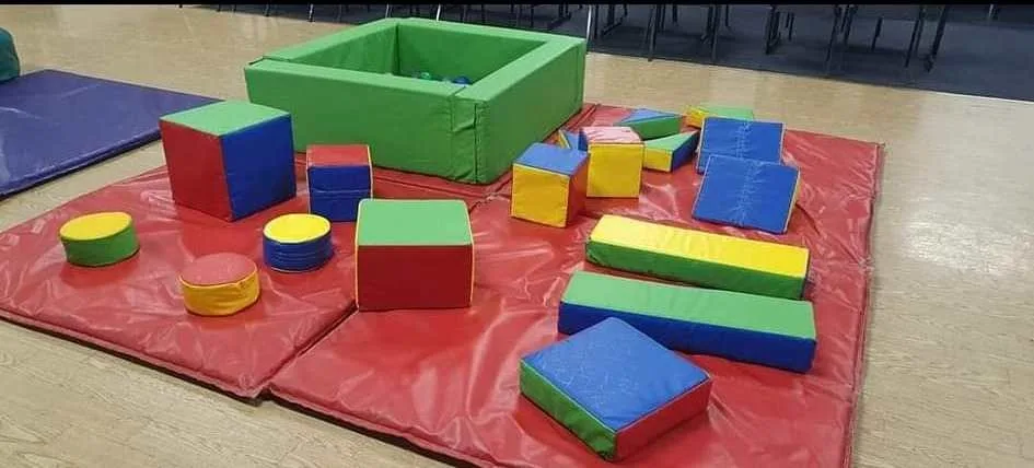 Multi Coloured Soft Play Inflatable and Soft Play Hire Redcar