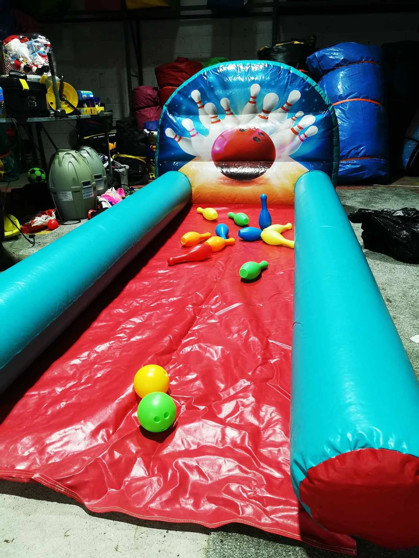 Inflatable Bowling Alley Inflatable and Soft Play Hire Redcar