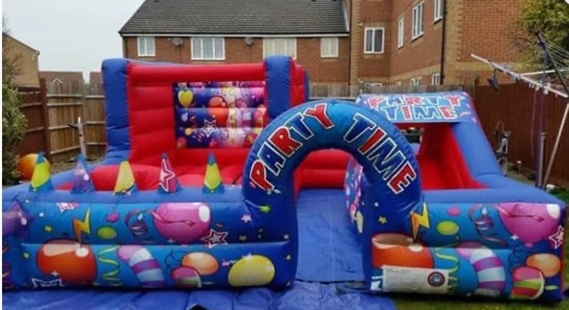 Inflatable Play Park - Kids Kingdom Cearphilly