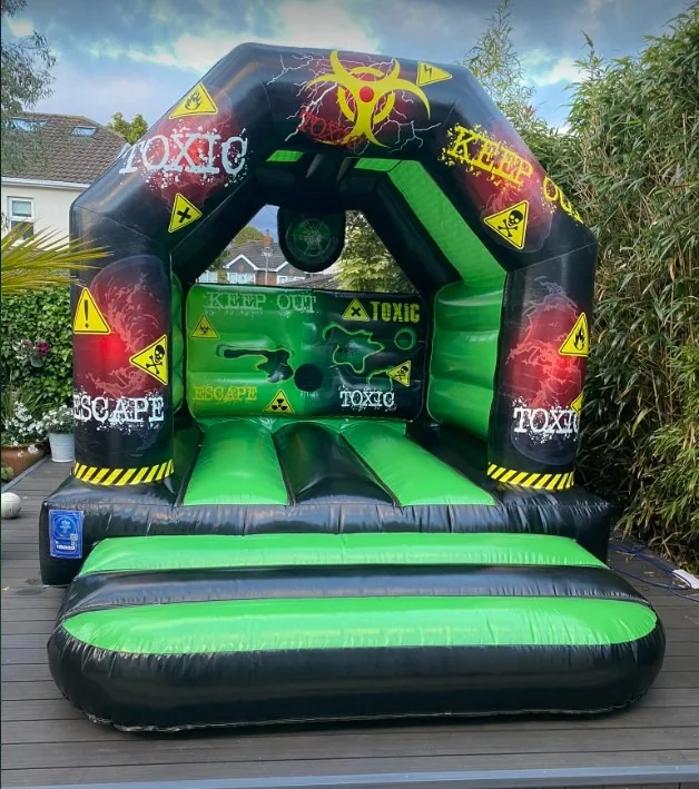 10x12ft Toxic Bouncy Castle Hire Dublin And Wicklow - Kids Parties Dublin