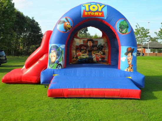 Toy Story Bouncy Castle With Slide Inliverpool. - Kc Bouncy Castle Hire