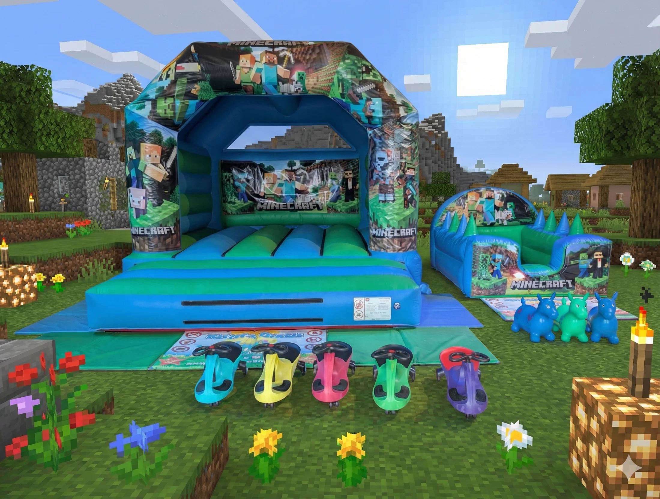 Minecraft Party Package Hire Torquay - Riviera Events