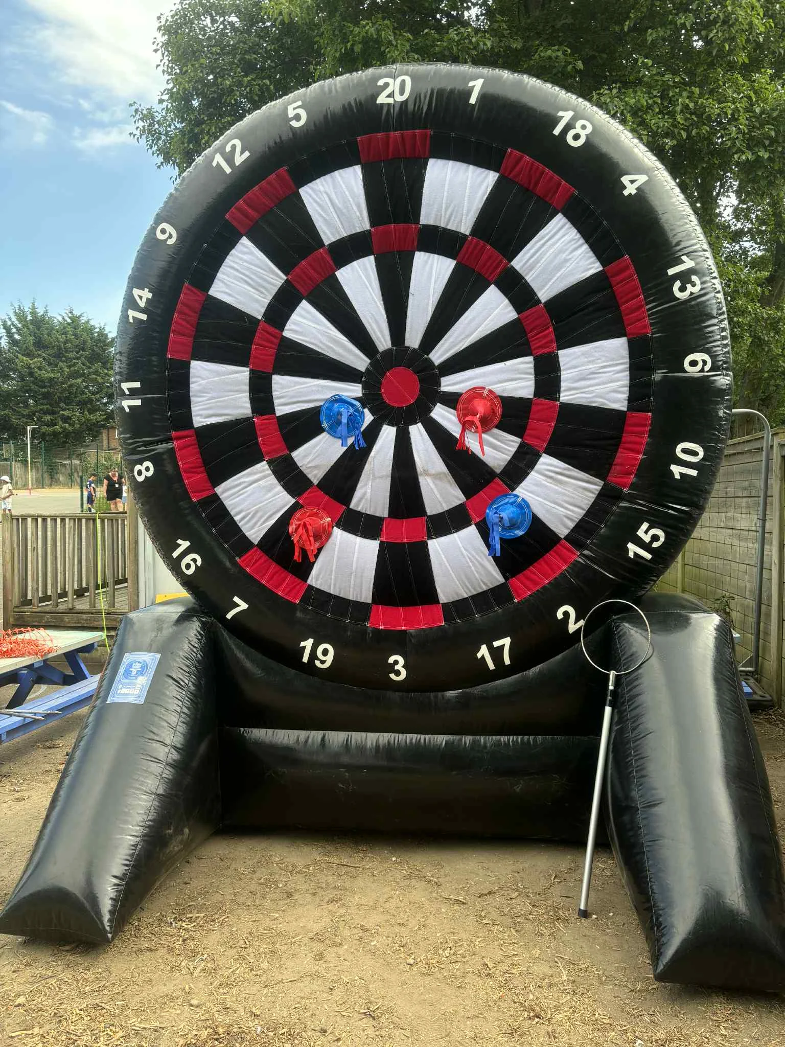 Inflatable Giant Darts Game Hire Surrey Jaimies Castles, Bouncy Castle ...