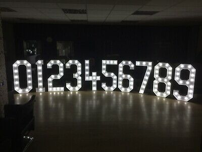 4ft Led Numbers - Number 2 - Electric Party Hire