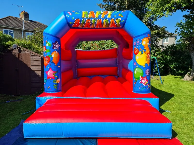Happy Birthday Bouncy Castle Hire, Slides, Fun Runs Alfies Bouncy Castles