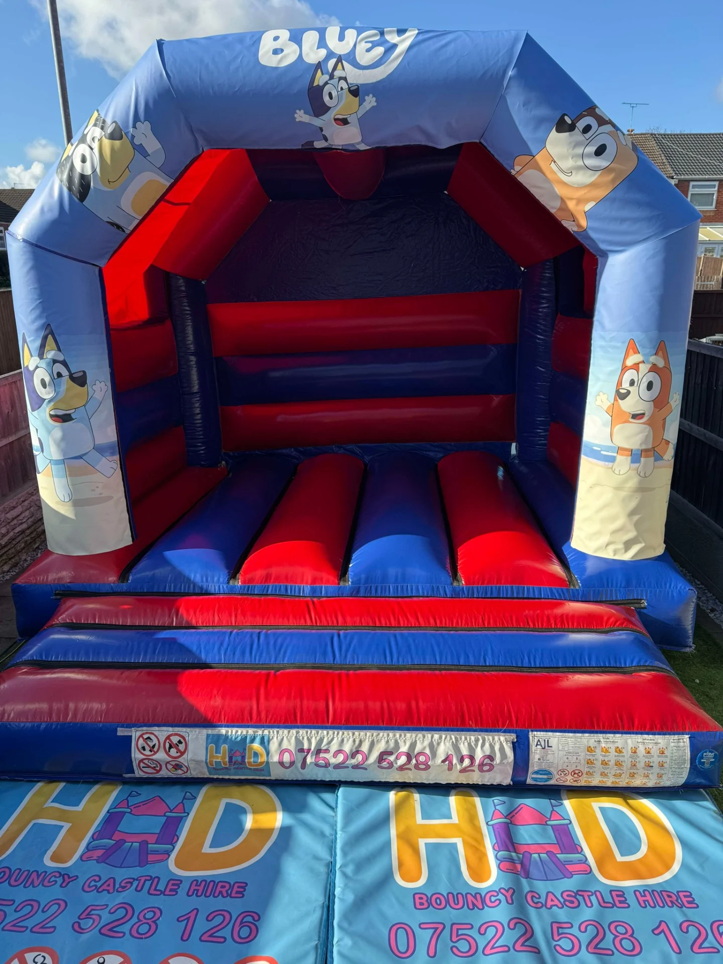 Bluey Bouncy Castle - HD Bouncy Castle Hire