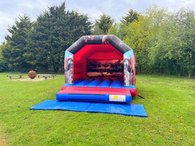 Spiderman Castle - M & L Bouncy Castle Hire