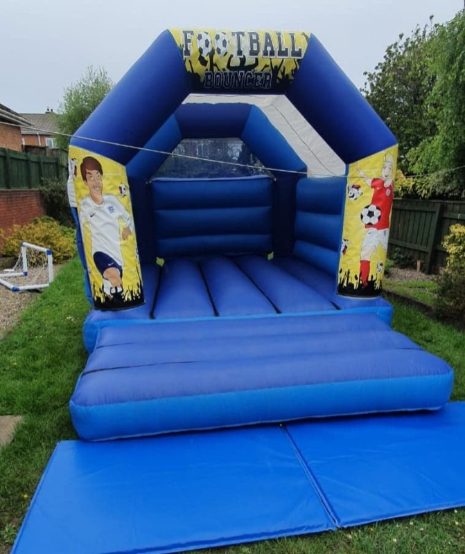 Football Bouncy Castle Inflatable and Soft Play Hire Redcar