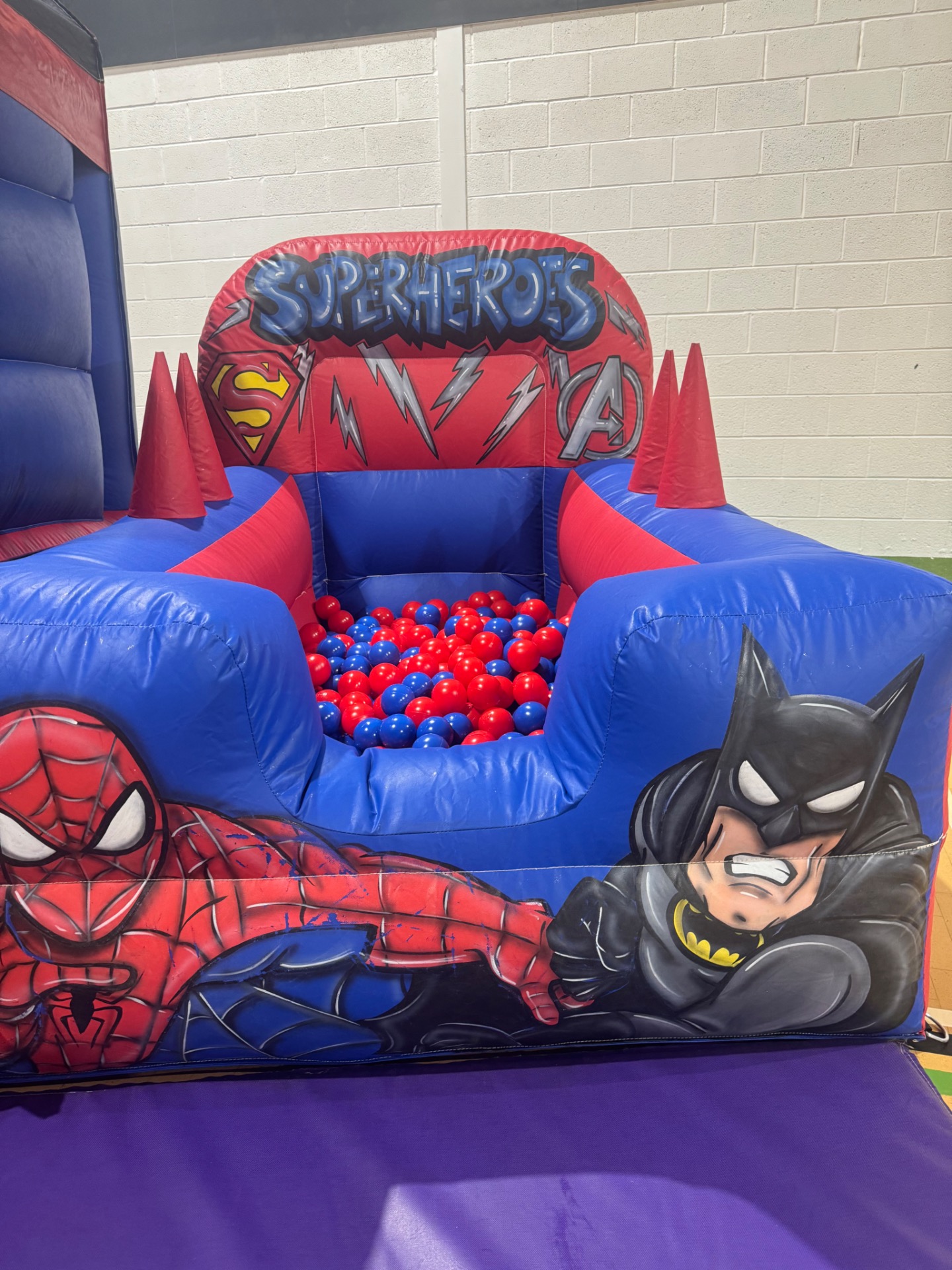 Superhero Ball Pit - Bouncy Castle and hot tub hire, based in Gwynedd ...
