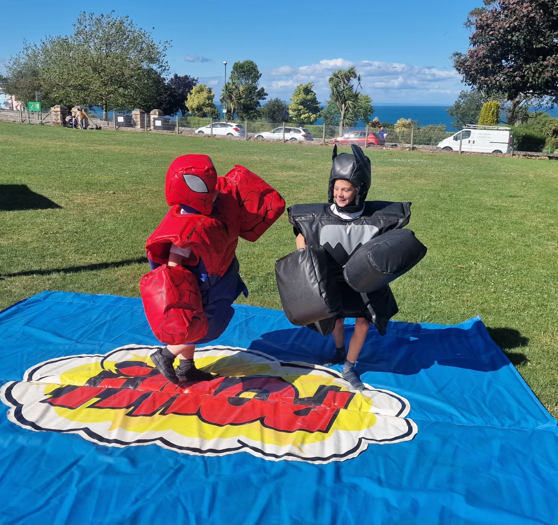 Superhero Childrens Sumo Suits - Riviera Events