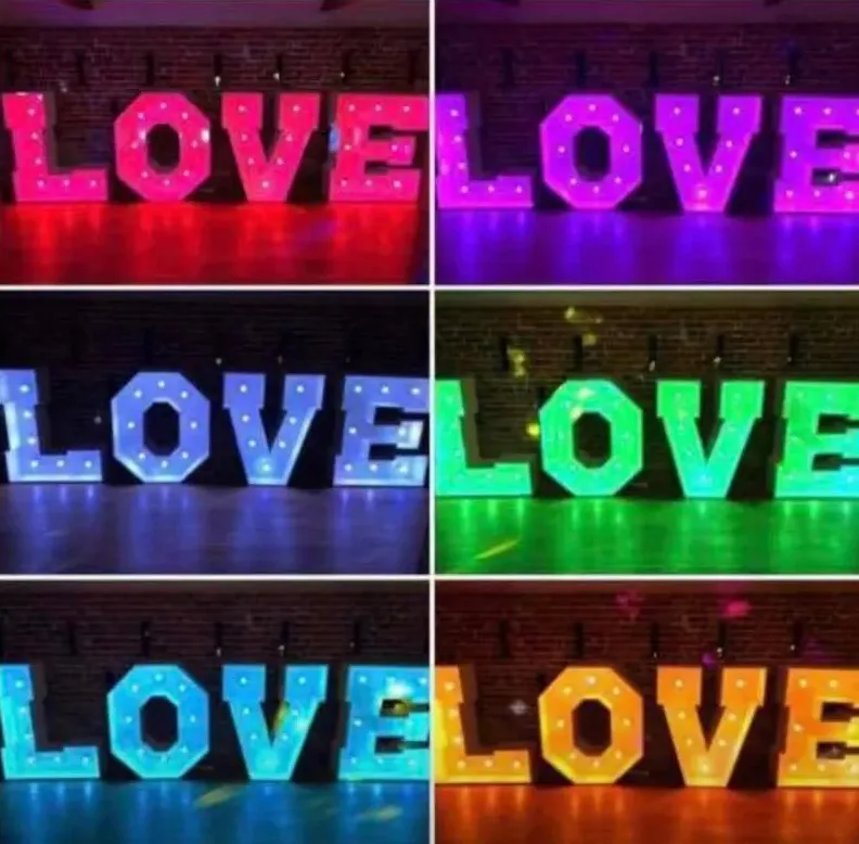 Led Love Letters - Cambourne Castles