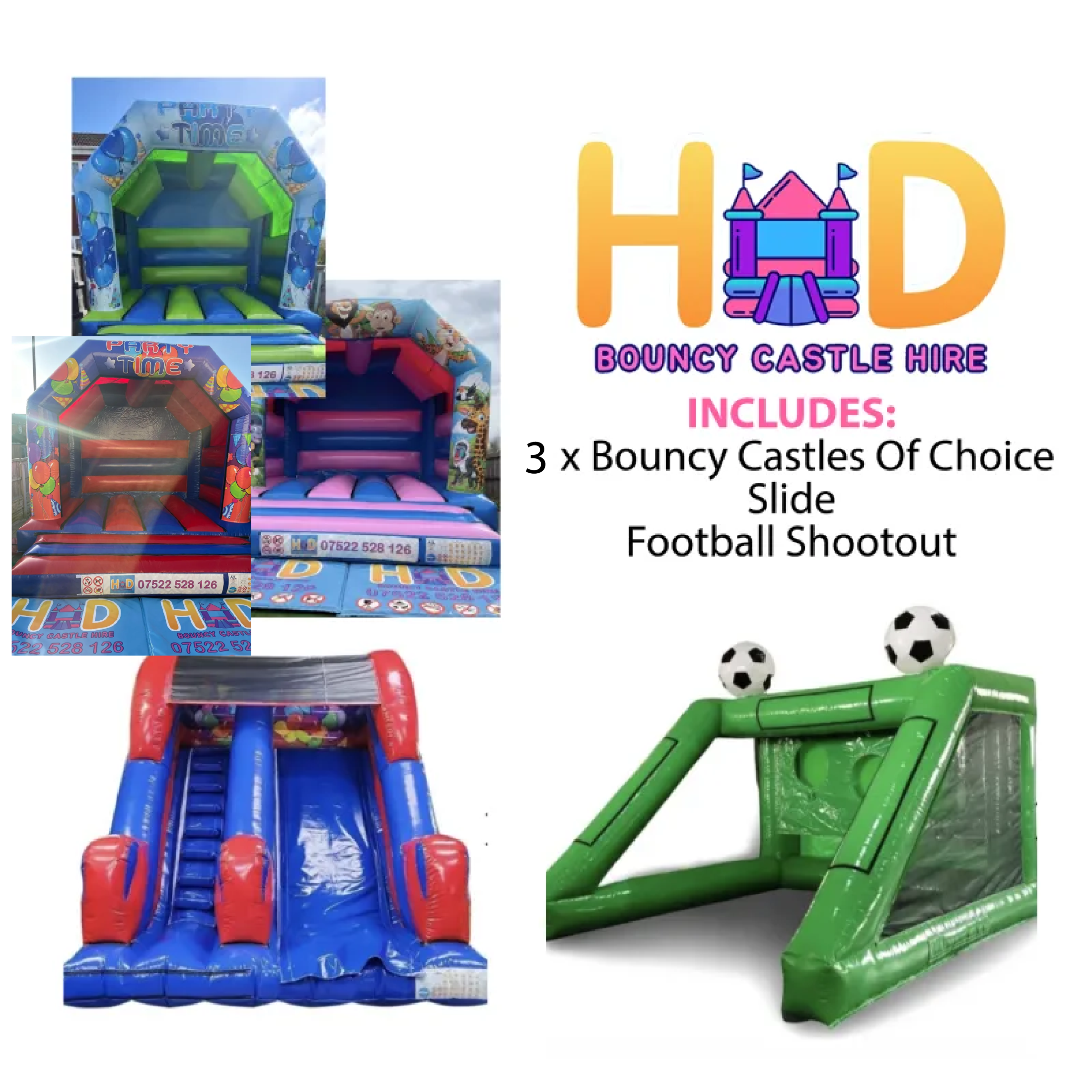 Mega Activity Package - HD Bouncy Castle Hire
