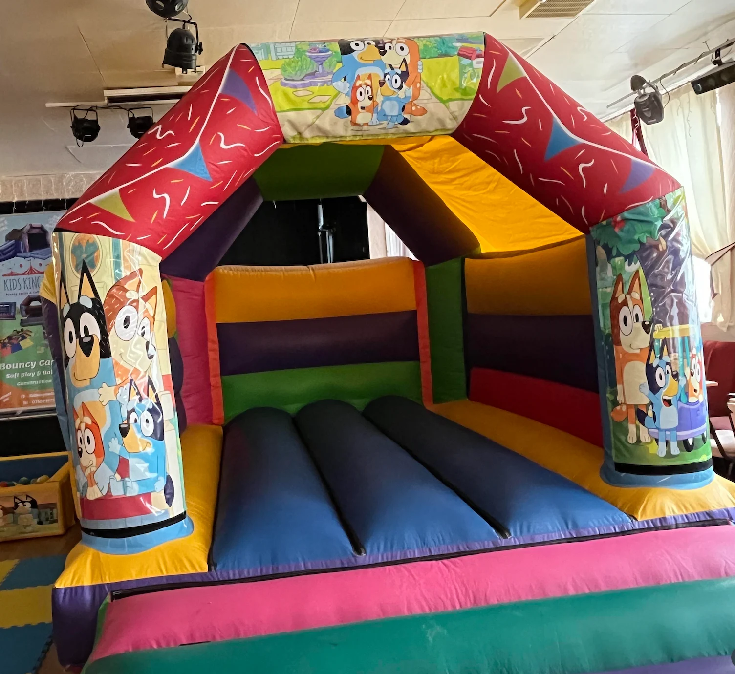 Bluey Bouncy Castle - Kids Kingdom Cearphilly