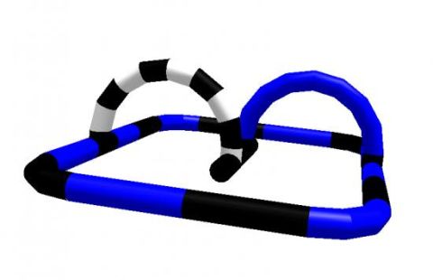 Blue And Black Didicar Track For Sale Uk - Outstone Inflatables