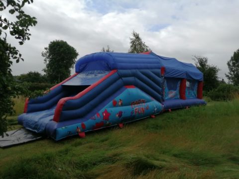 44ft Party Fun Obstacle Course - Party Time Grimsby