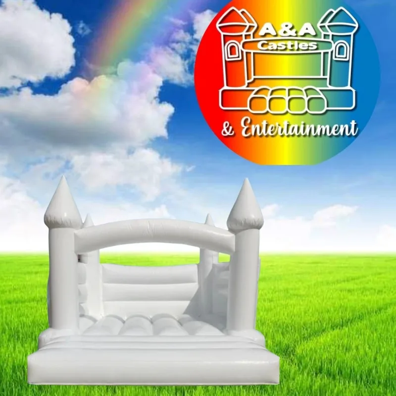 12ft X 12ft White Castle - AA Castles and Entertainment