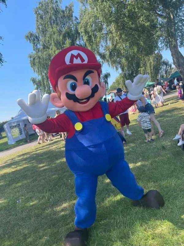 Super Mario Mascot Hire - Inflatable & Mascot Hire in Bradford, Leeds ...