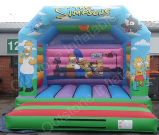 15.5ft X 15.5ft Simpsons Adult Castle For Sale - Outstone Inflatables
