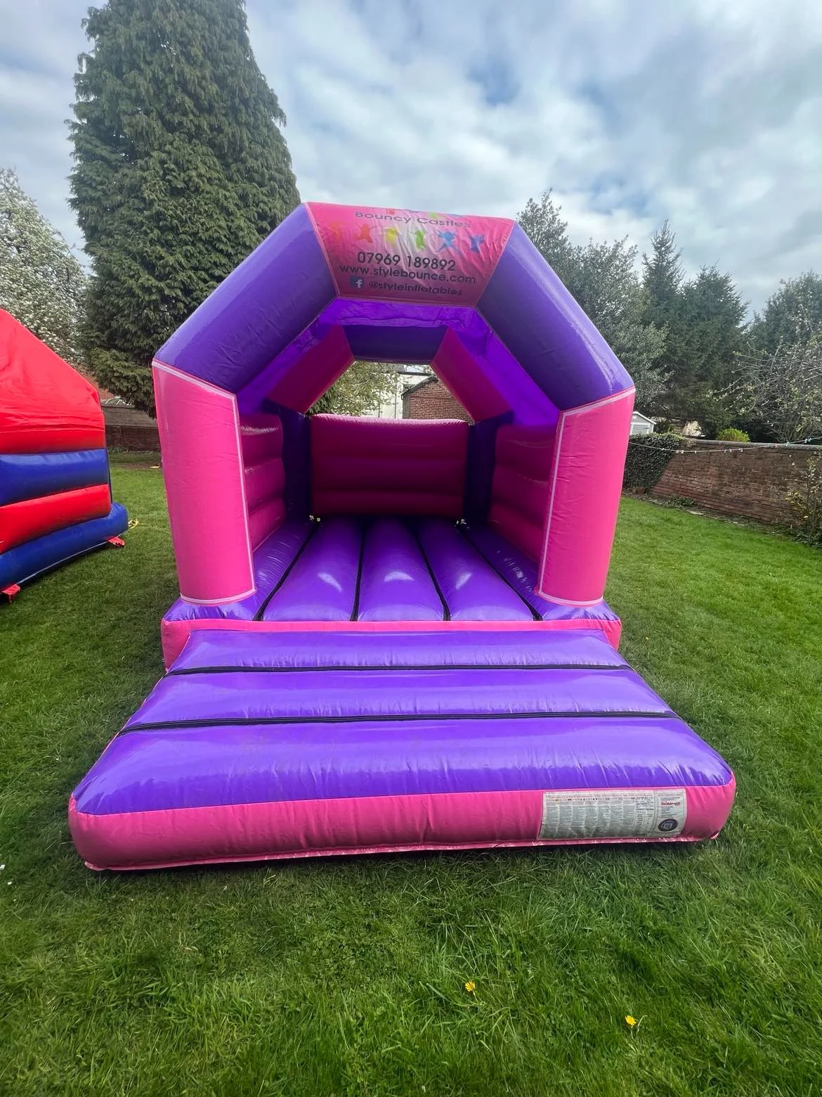 Pink And Purple Bouncy Castle - Style Bouncy Castles