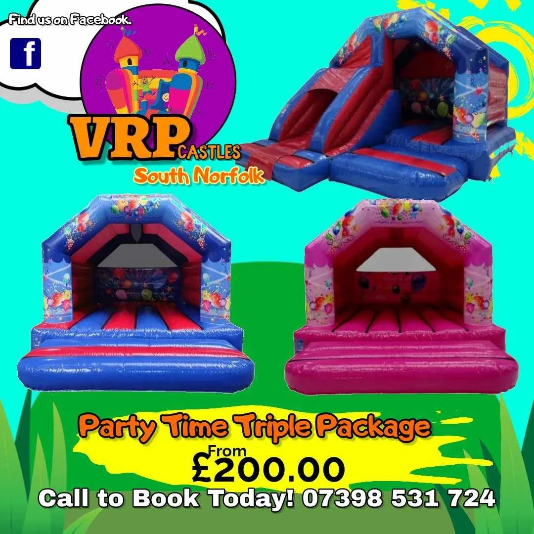 Red And Blue Triple Package - VRP Castles