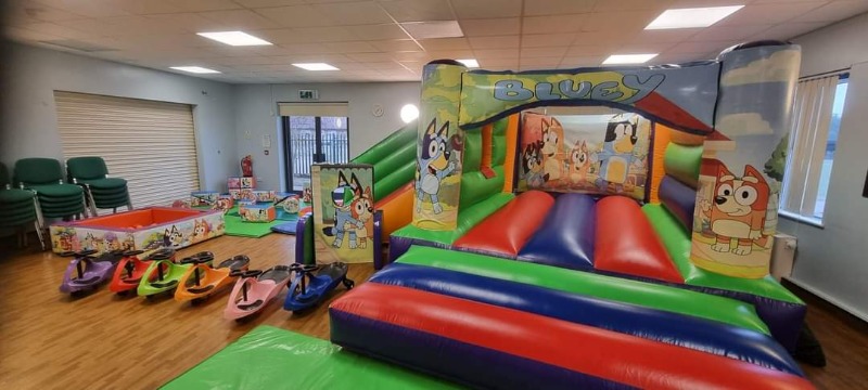 Bluey Bouncy Castle Soft Play Package