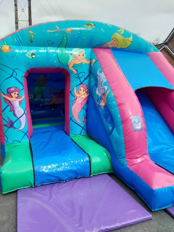 Mermaid Box Jump And Slide - ST Party Hire
