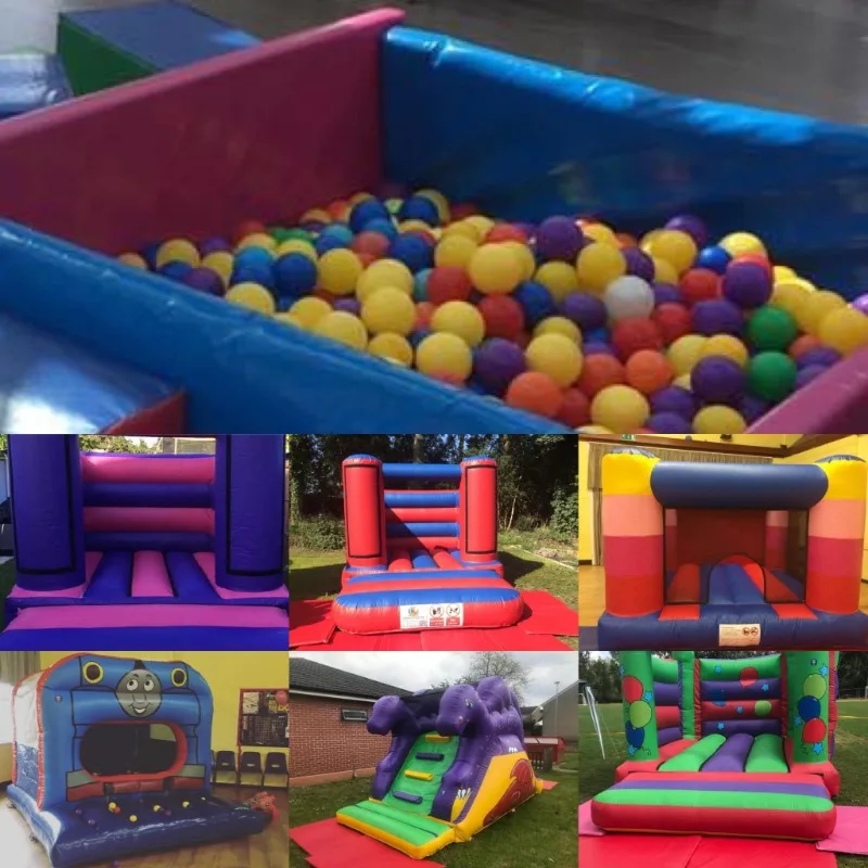 Package B - Standard Bouncy Castle And 4ft Foam Ball Pond - The Little ...