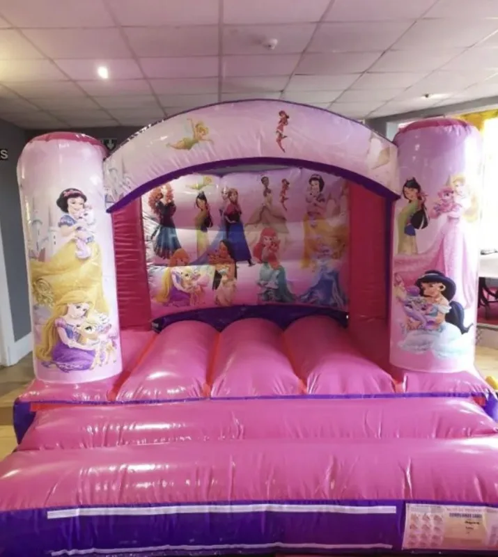 Princess Bouncy Castle Small - Cherrys Bouncy Castle Hire
