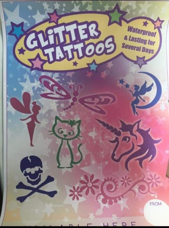Diy Glitter Tattoo Kit - Fun 4 All - Inflatable Hire Hull