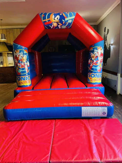 Sonic Bouncy Castle Hire Diss - VRP Castles